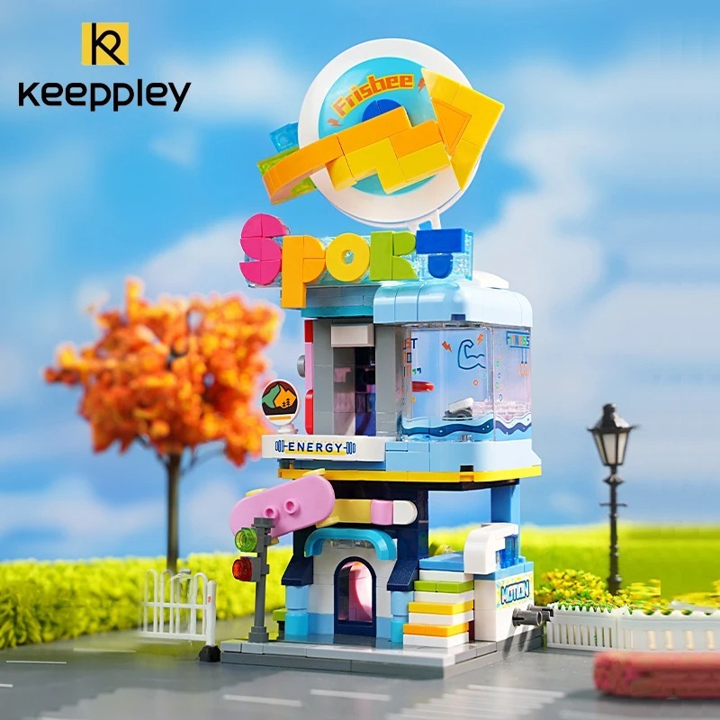 Bộ xếp hình mô hình cửa hàng, Bộ lắp ráp mô hình nhà - KEEPLAY | Shopee Việt Nam