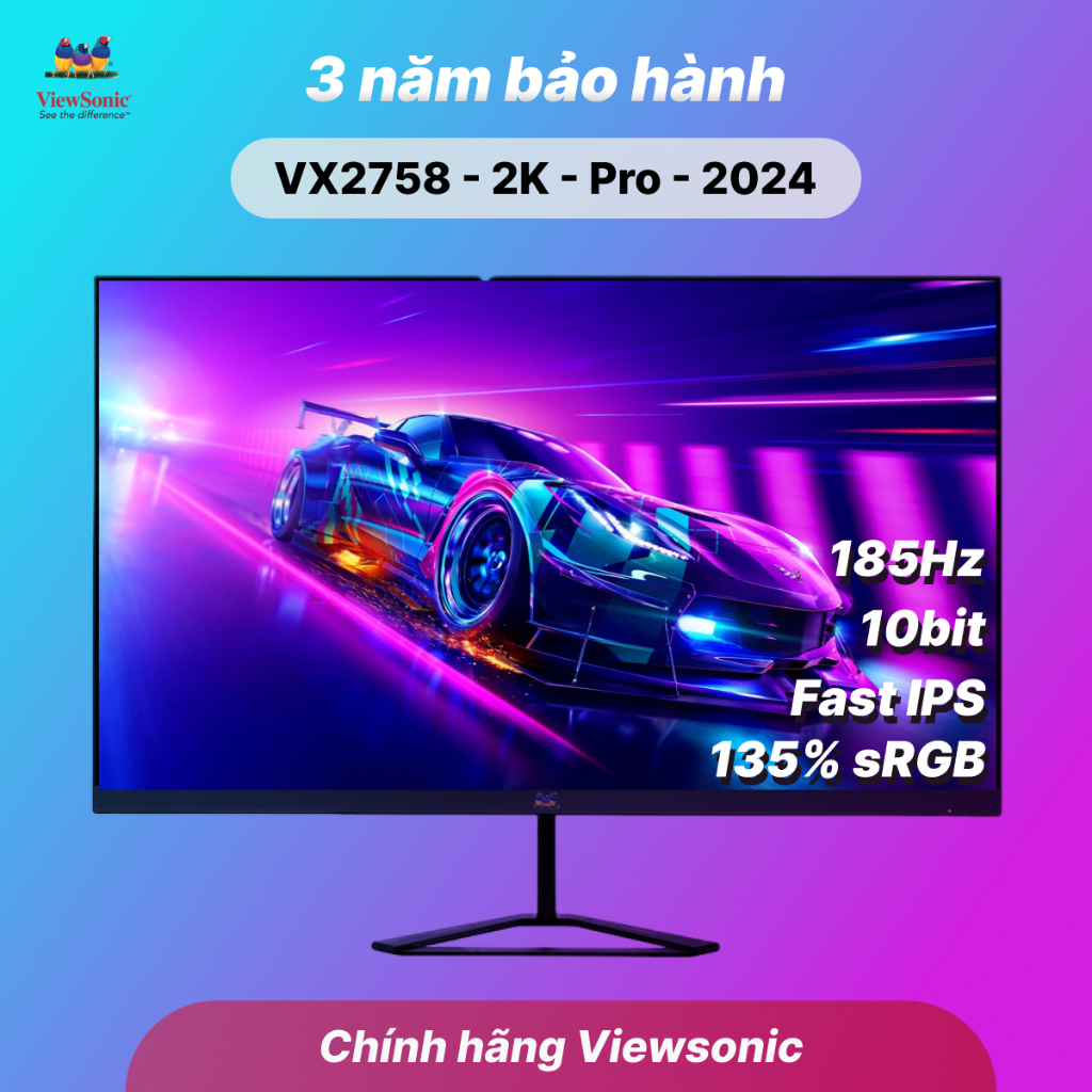 Màn hình Gaming ViewSonic VX2758-2K-PRO 27" 2K - Fast IPS - HDR400 ...