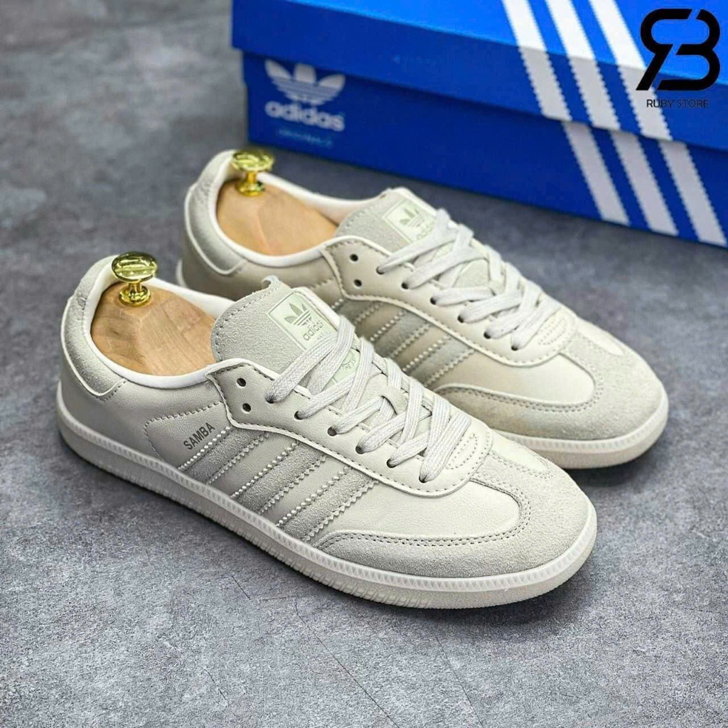 Giày thể thao adidas samba Bermuda Wonder White trắng xám bermuda ...