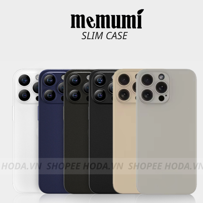 Ốp Lưng Nhám Mờ MEMUMI Slim Case Siêu Mỏng 0.33mm Chống Xước Bảo Vệ ...
