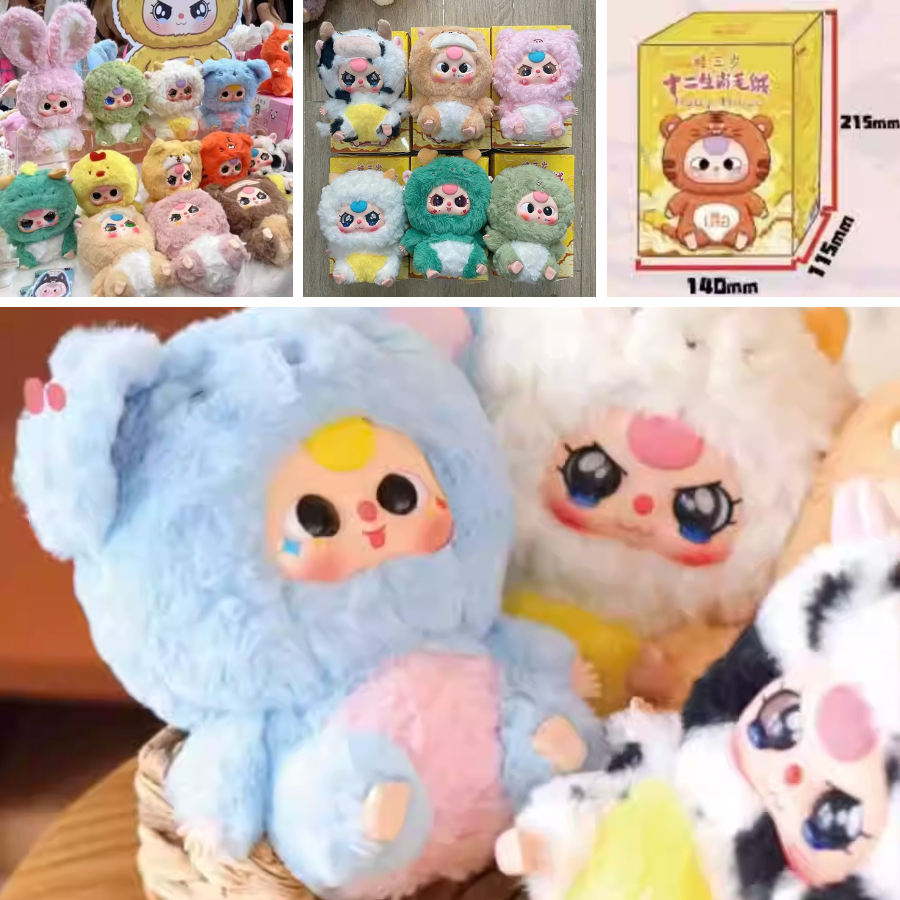 Mô hình - [Blind box] Baby three 12 Con Giáp - Baby Three thỏ thị trấn ...