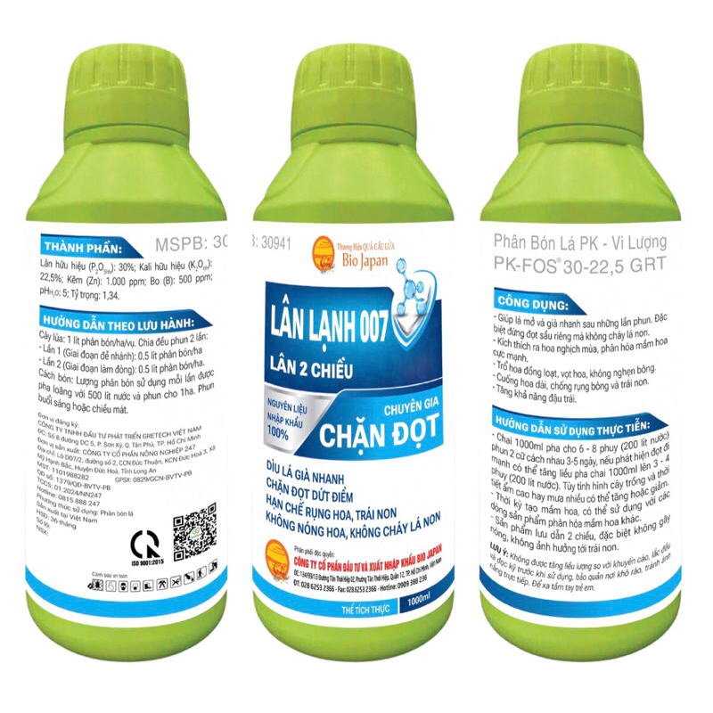 lân lạnh 007 chai 1 lít | Shopee Việt Nam