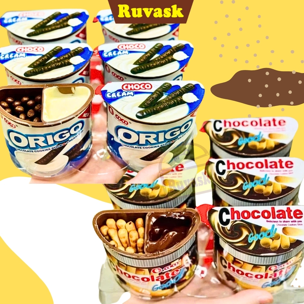 [1 HỘP] Bánh Que Chấm CHOCOLATE Sốt Socola Thơm Ngon Hộp 40g - Bánh Quy ...