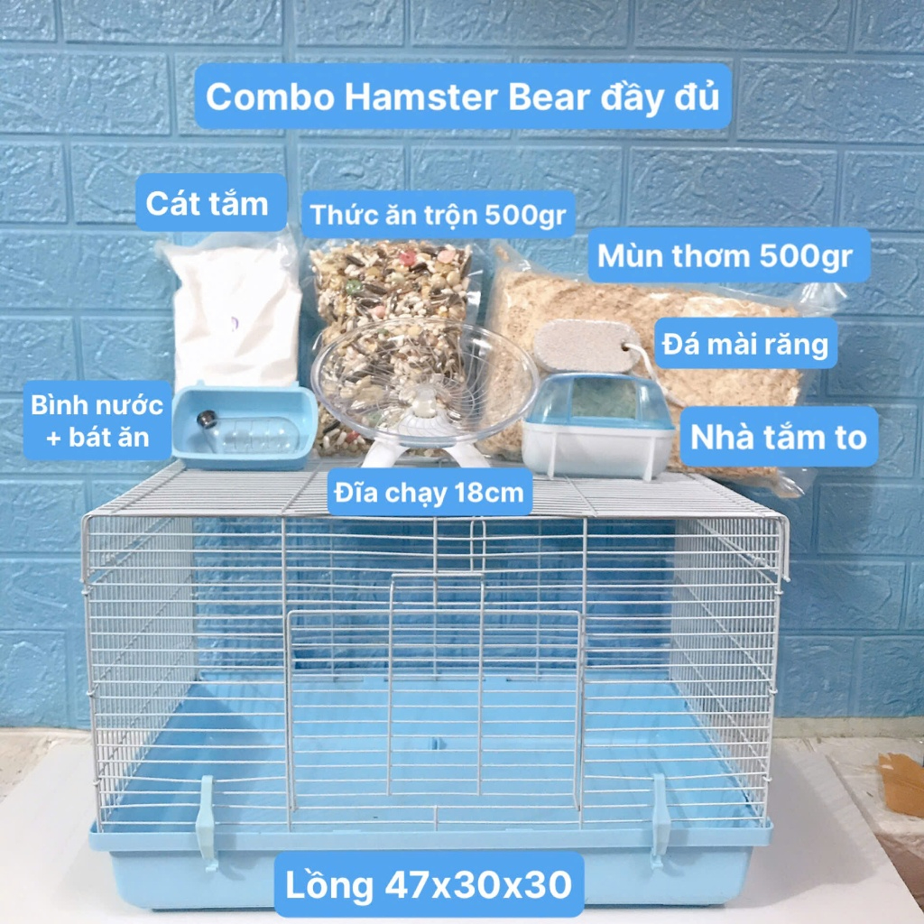 Combo nuôi chuột hamster cơ bản tiết kiệm cho người mới nuôi (combo các ...