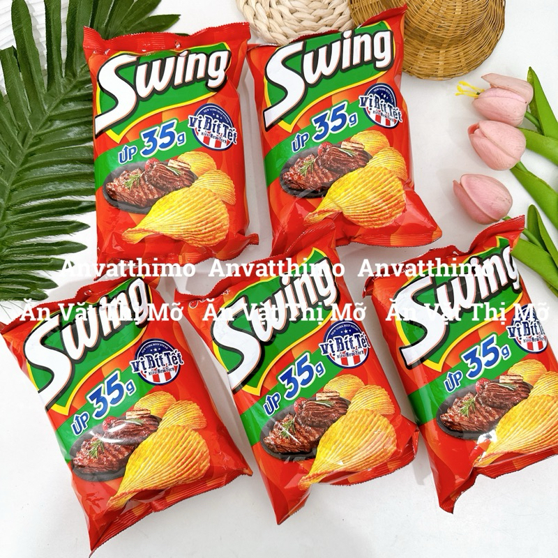 Bim bim SWING khoai tây vị Bò Bít Tết phiên bản mới chính hãng của ...