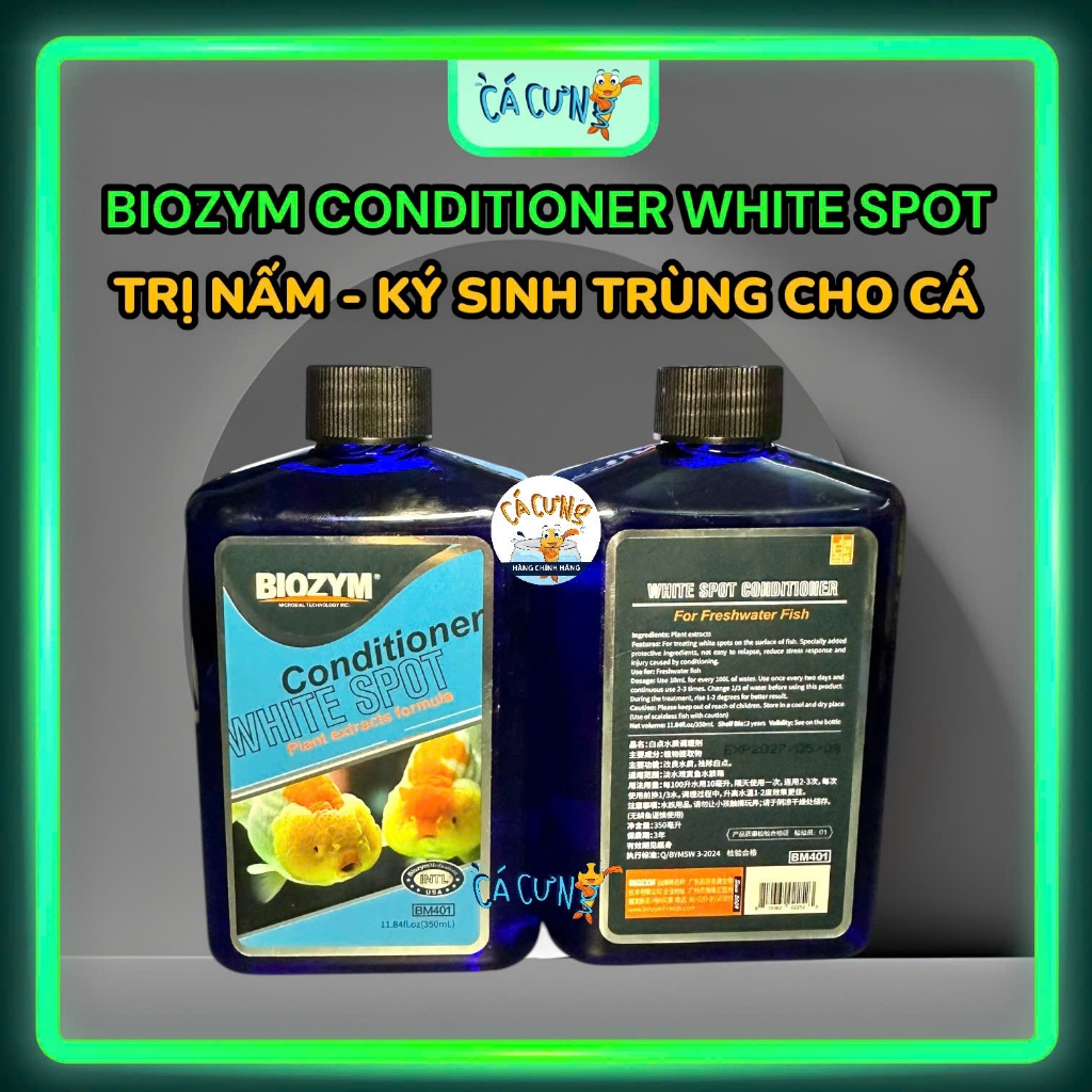 BIOZYM - Conditioner White Spot | Xử lý nấm trắng, ký s.inh tr.ùng an ...