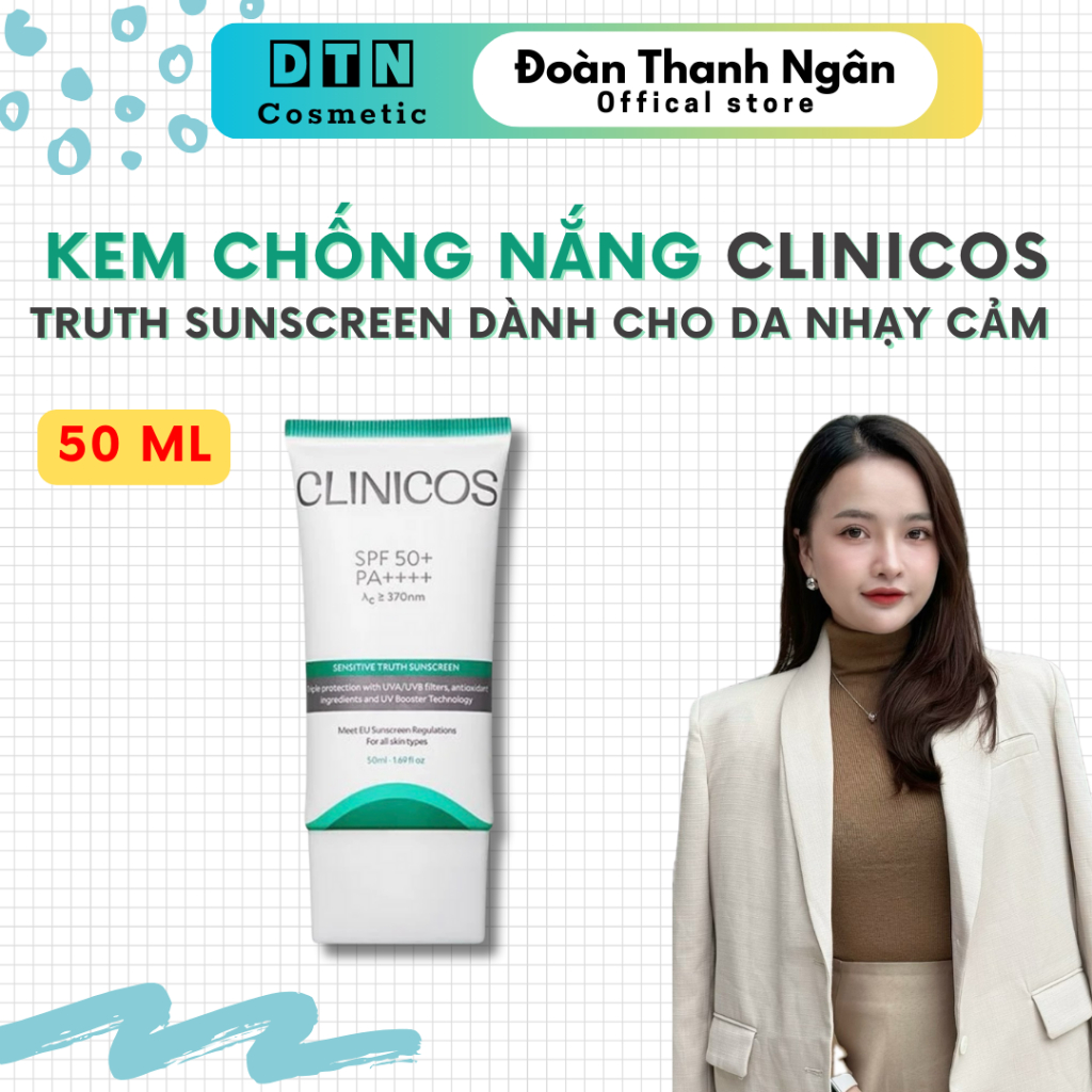 [ CHÍNH HÃNG ] Kem chống nắng CLINICOS Truth Sunscreen dành cho da nhạy ...