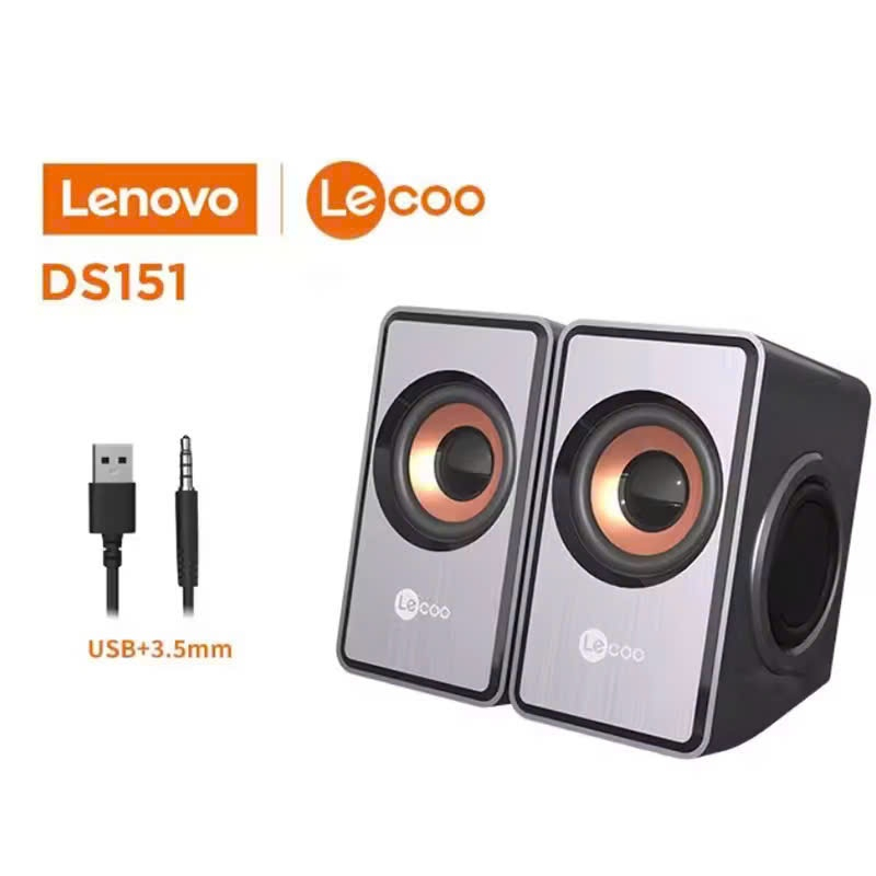 [Chính hãng] Loa Vi Tính Lenovo Lecoo DS151 2.0 dùng cho PC, Laptop, tivi…BH 6 tháng. | Shopee ...