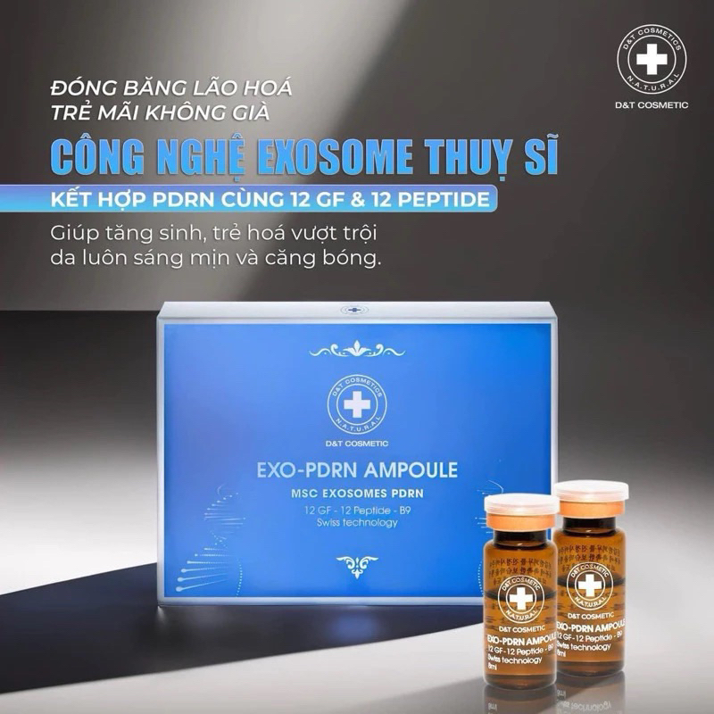 [Chính Hãng Cty] 1x8ml Tế bào gốc Exo – PDRN ứng dụng công nghệ Exosome của Thuỵ Sĩ | Shopee ...