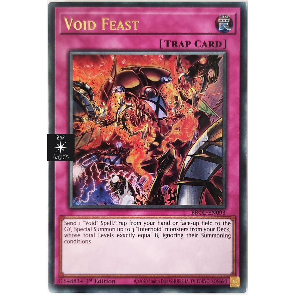 [BaK Yu-Gi-Oh!] [Thẻ Bài Chính Hãng] Void Feast |EN| Ultra Rare ...