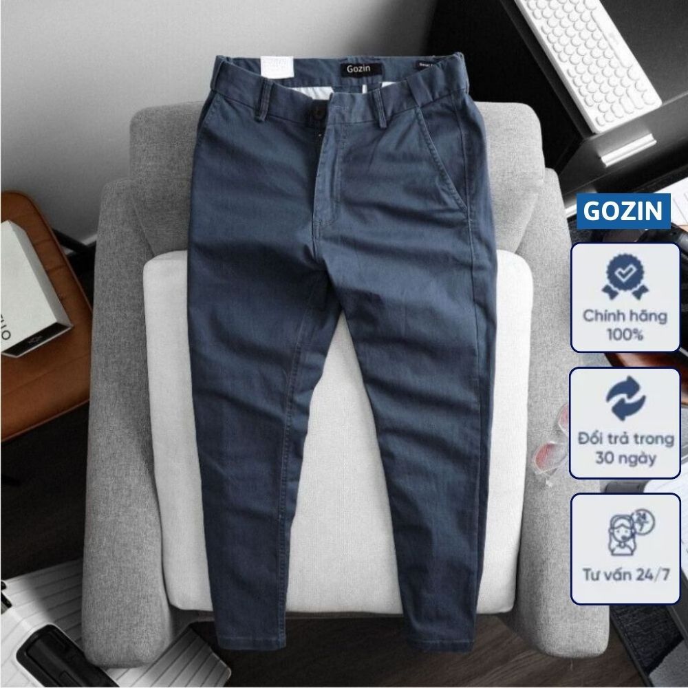 Quần Kaki Nam co giãn 4 chều Cao Cấp GOZIN dáng Slimfit,Quần Tây Dài ...