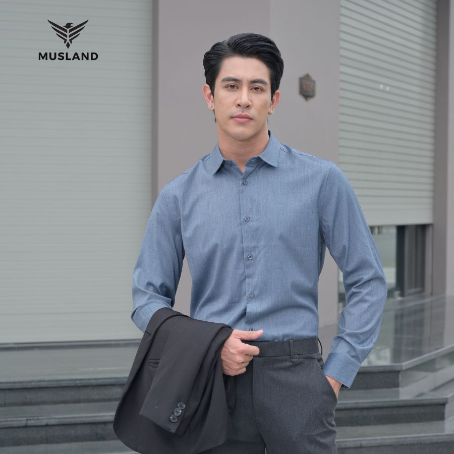 Sơ Mi Nam Dài Tay Musland Chất Liệu Vải Bamboo Thấm Hút Mồ Hôi, Chống ...