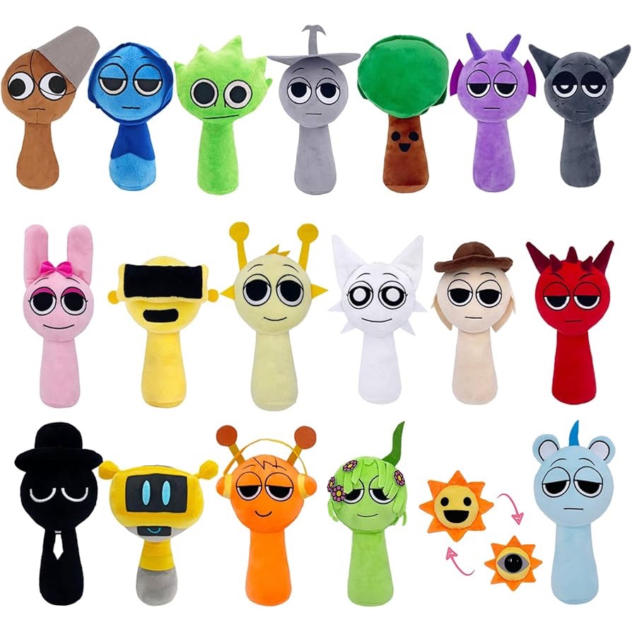 Sprunki Incredibox Sprunki đồ chơi sang trọng - Quà tặng gấu bông ...