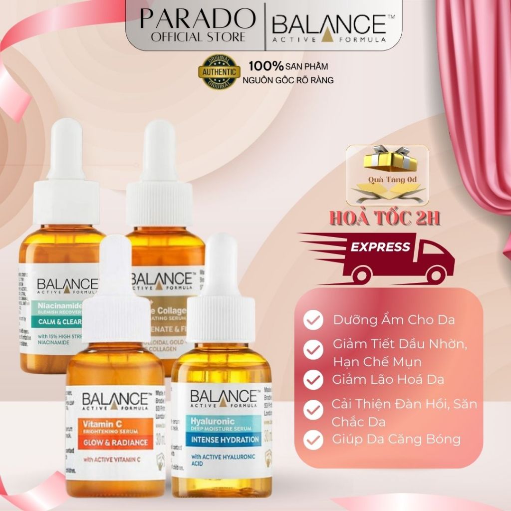 Serum Dưỡng Da Balance Active Formula Vitamin C I Snake Venom I ...