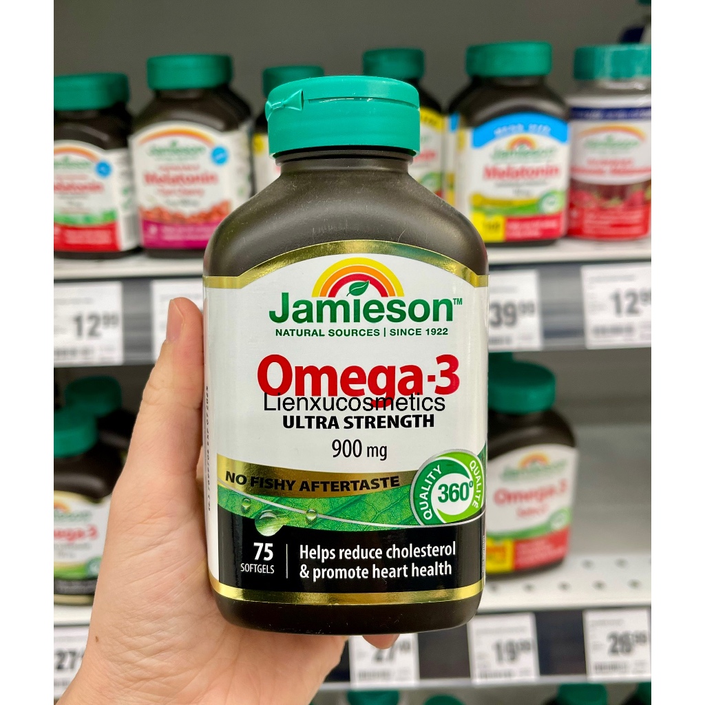 Jamieson Omega 3 Ultra strength 900mg, hộp 75 viên | Shopee Việt Nam