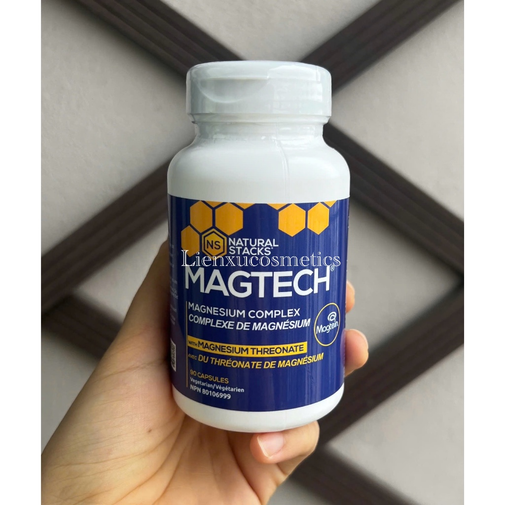 Bổ sung magie Natural Stacks Magtech magnesium complex 90 viên; hsd ...