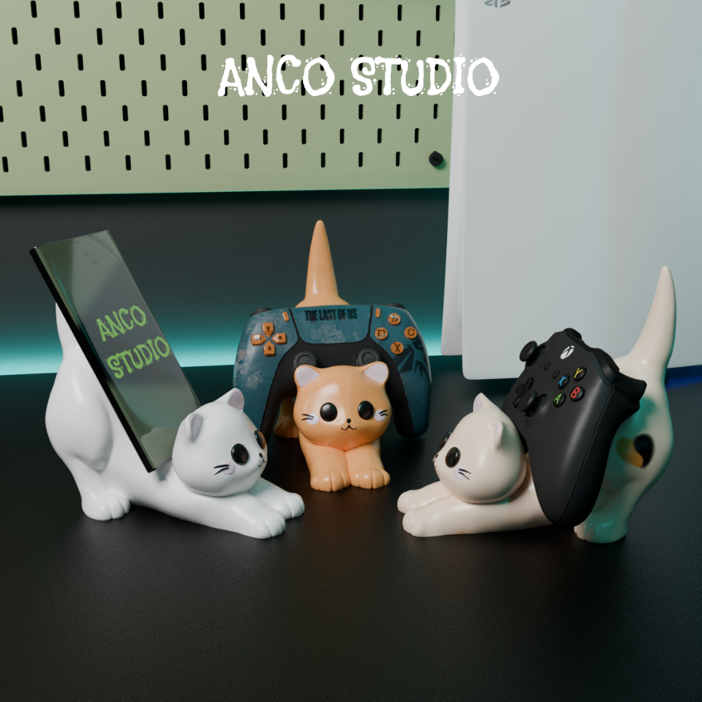 Giá Đỡ Mèo Méo Meo - Giá Đỡ Tay Cầm Chơi Game - Controller Holder ...