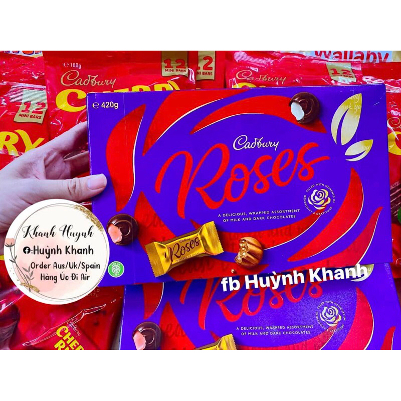 [NEW] Socola Cadbury Roses Boxed Chocolates 420g của Úc Đi Air | Shopee ...