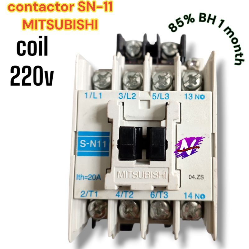 khởi động từ SN-11A Mitsubishi coil 220vac, contactor SN-11A coil ...