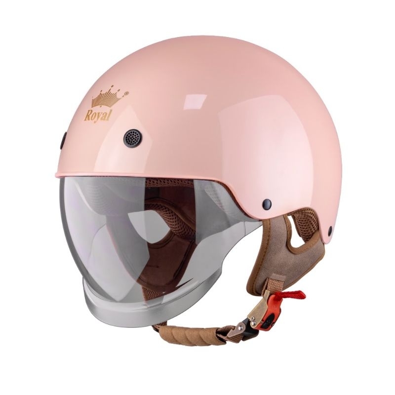 [CHO XEM HÀNG] Mũ bảo hiểm 1/2 đầu kính âm Royal M239 màu hồng - Mũ bảo ...