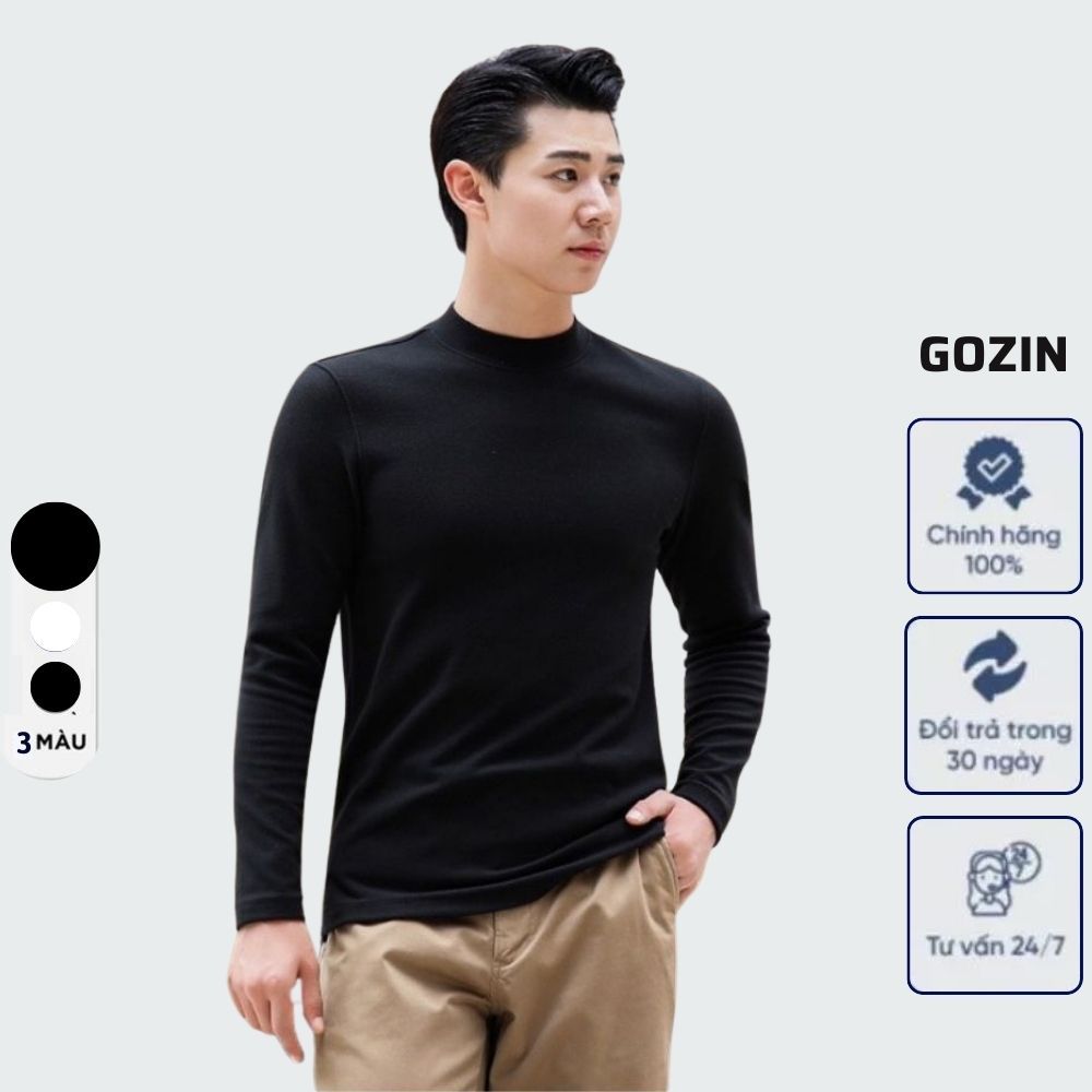 Áo giữ nhiệt nam Modal Ultra Warm thu đông siêu ấm, thoáng khí - thương hiệu GOZIN JA06 | Shopee ...