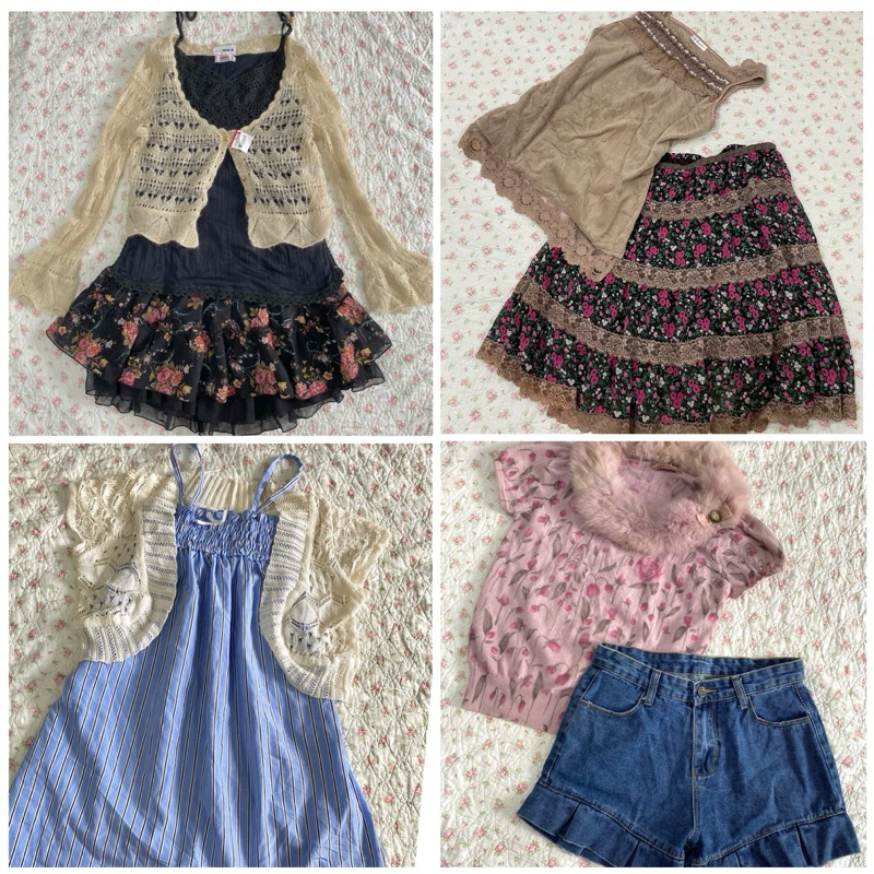 /UPDATE 19-12/ Set y2k,coquette, shoujo girl ..quần áo váy 2hand Nhật ...