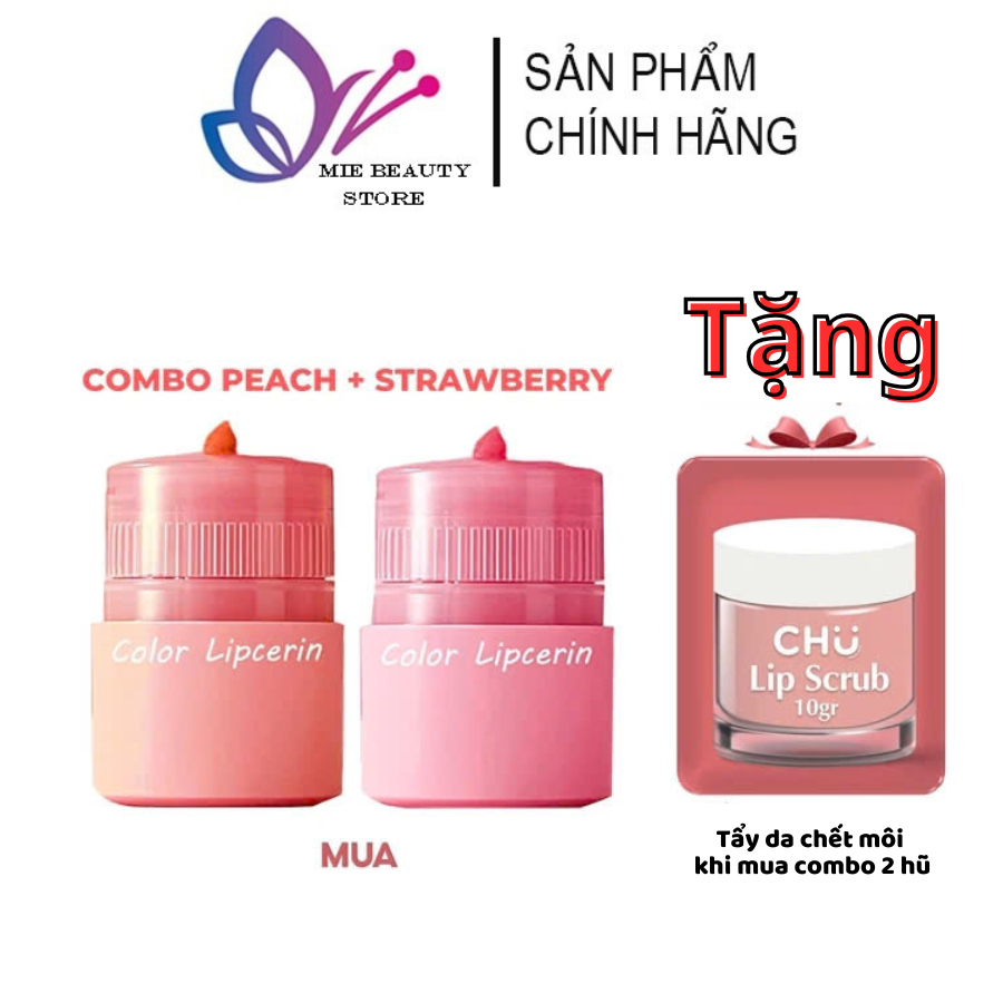 Son dưỡng môi Color Lipcerin Chu dưỡng môi căng mọng tươi tắn | Shopee ...