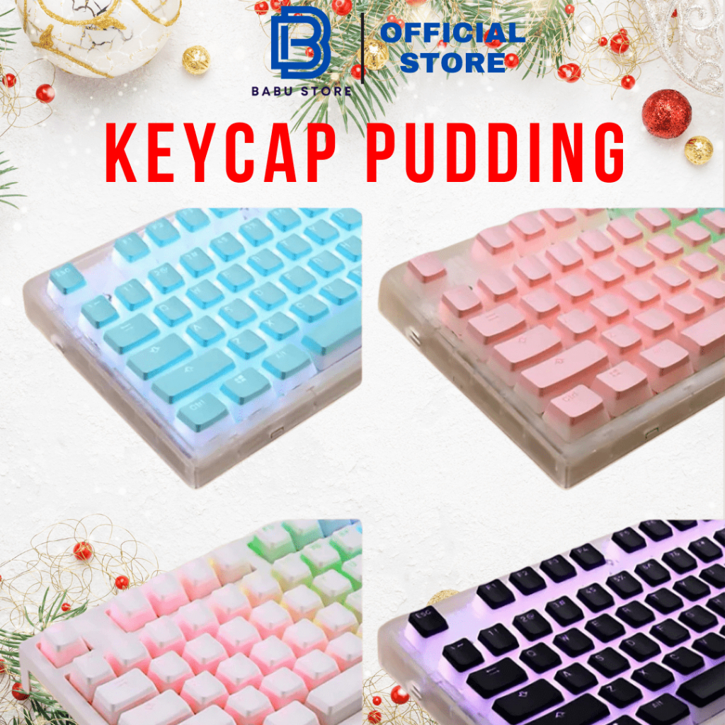 Keycap Pudding | | Xuyên led |Đèn ngủ |Nhiều màu phù hợp các loại bàn ...