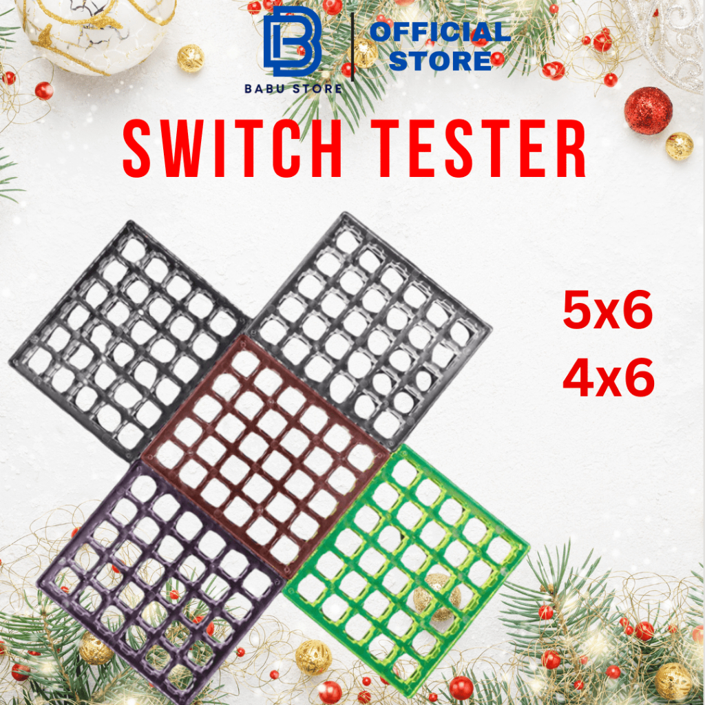 Switch Tester Mica khay test switch, trang trí switch nhiều kích thước ...