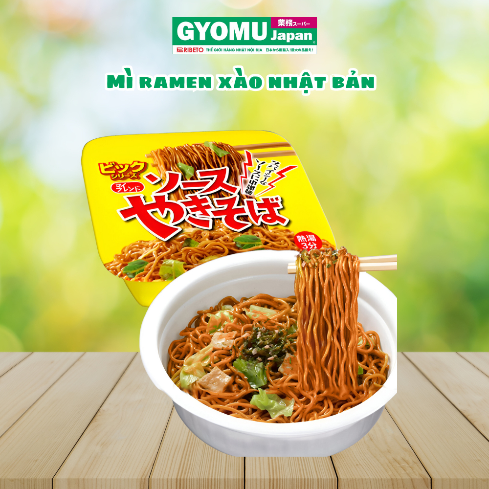 Mì ramen xào Yakisoba kèm sốt 119g Nhật Bản - gyomu | Shopee Việt Nam