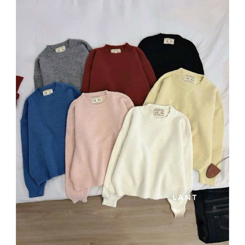 (Lant.clothing)áo len tag hàn xinh | Shopee Việt Nam