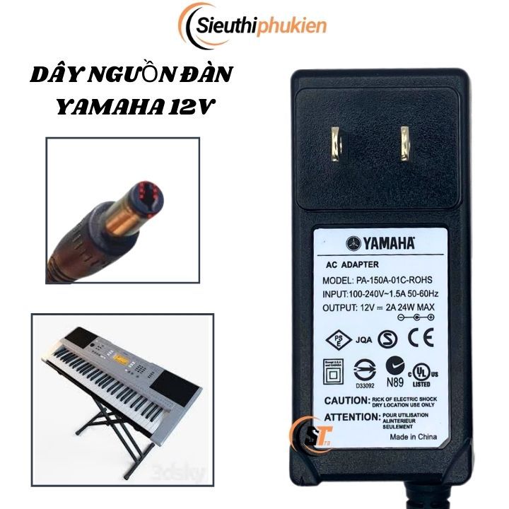 Cục nguồn đàn Yamaha PSR-A300 PSR-292 PSR-78 PSR-282 PSR-286 PSR-290 ...