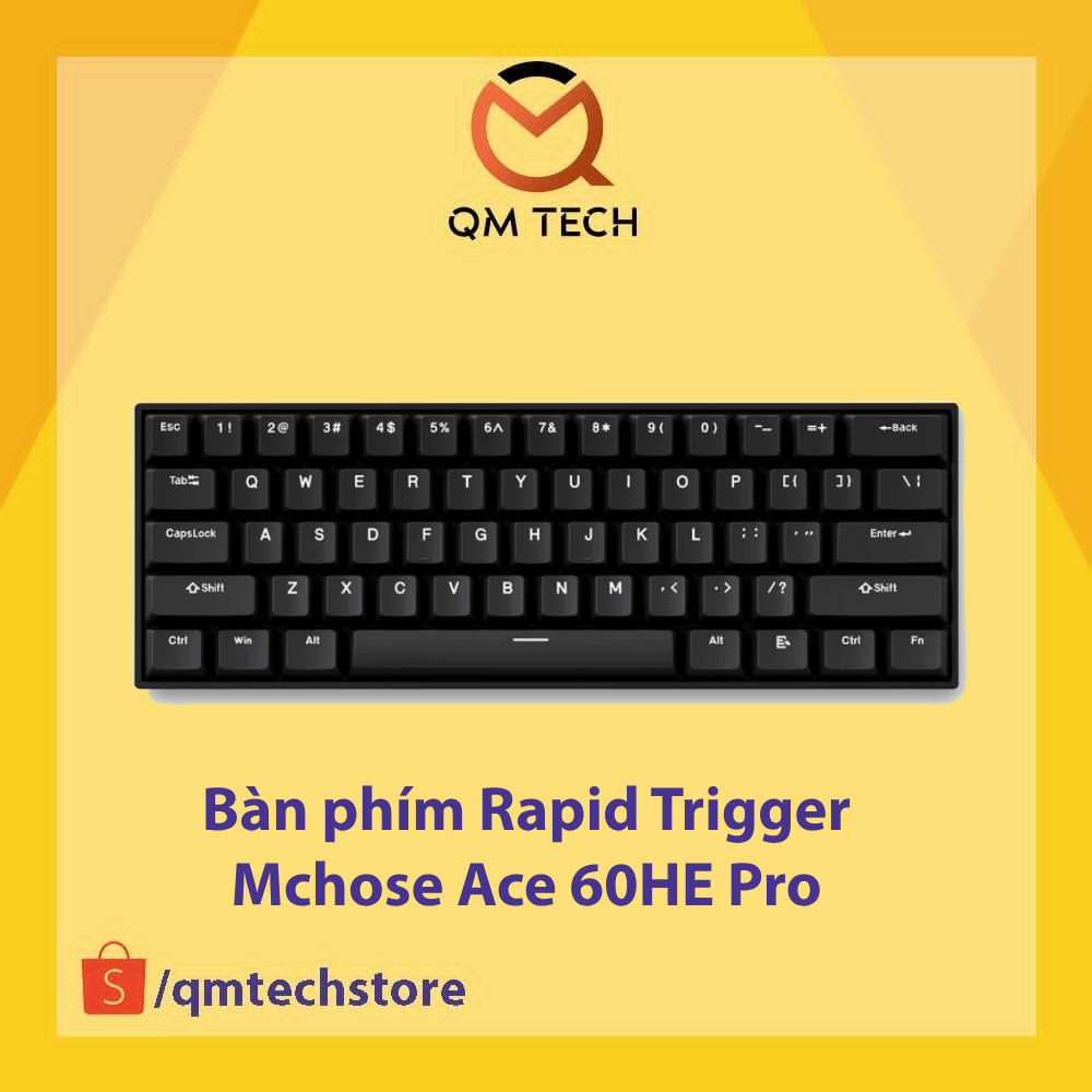 [NEW - BH12T] Bàn phím cơ chơi game Rapid Trigger Mchose Ace 60HE Pro ...