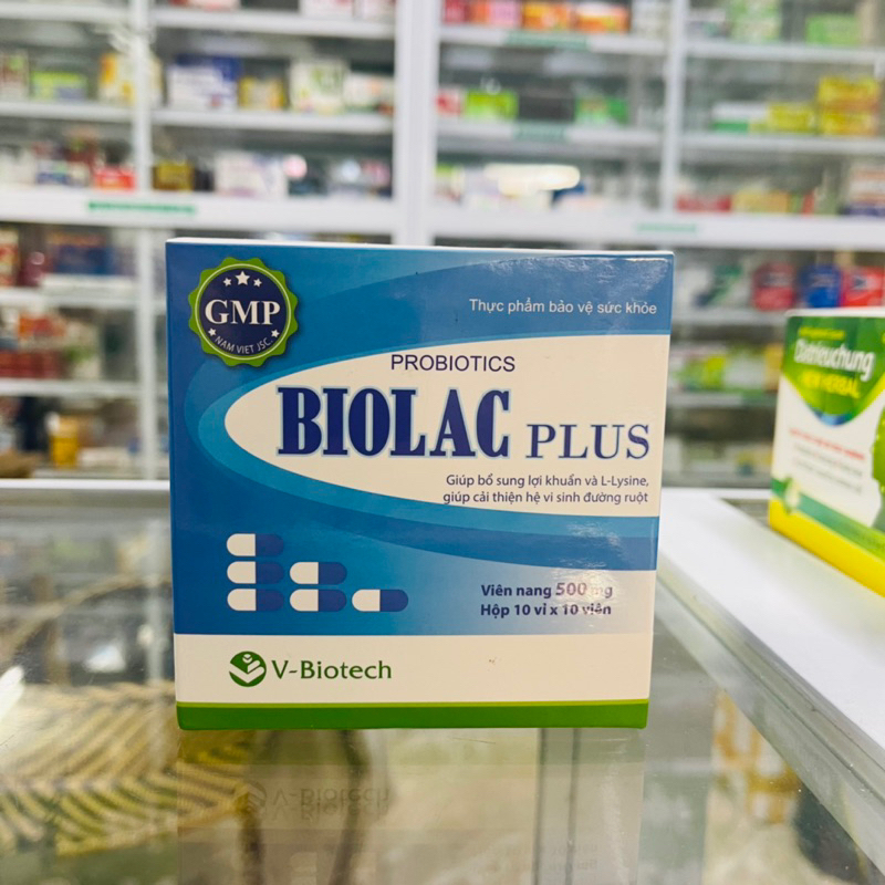 Viên uống men vi sinh Biolac Plus Probiotics - Bổ sung lợi khuẩn, cải ...
