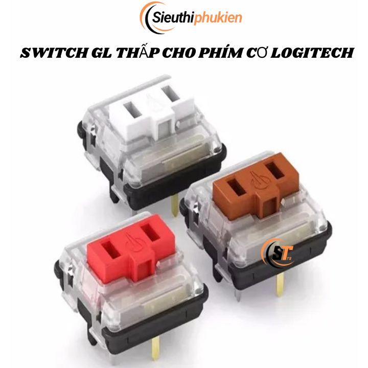 Switch cho bàn phím cơ Logitech GL thấp , Switch GL thấp Red / Brown ...