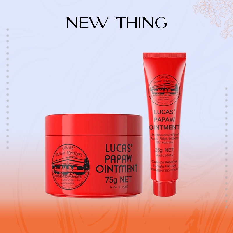 Lucas Kem mỡ đu đủ Úc 25g/75g, dưỡng da tay, tẩy da chết, chống nứt nẻ ...
