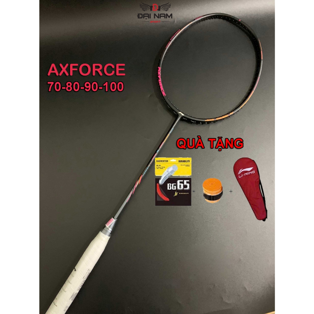 [SƠN LOGO] Vợt Cầu Lông Lining AXFORCE 70,80,90,100 Nội Địa Căng Sẵn ...
