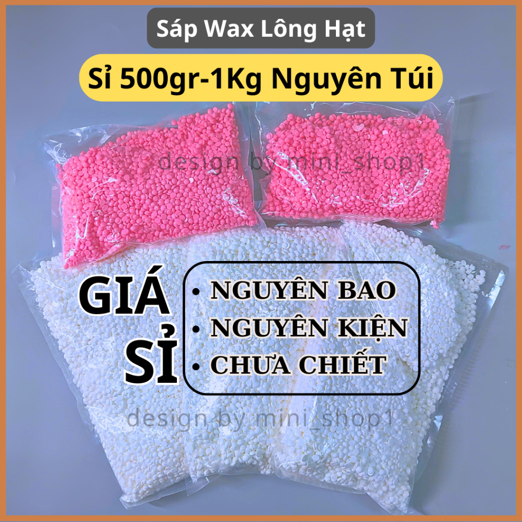 Sỉ 500gr/1kg Sáp Wax Lông Nóng Cao Cấp MinHy, Wax Lông Nách Tay Chân ...