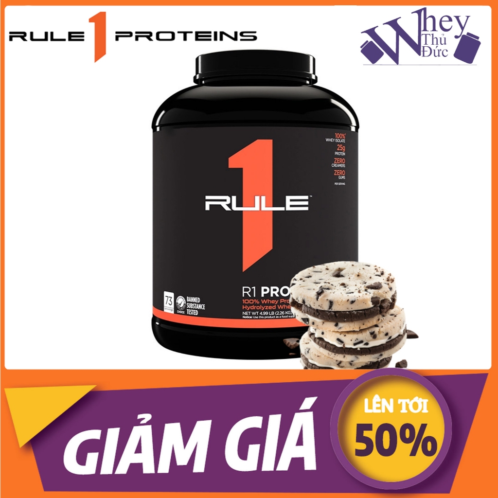 RULE 1 Whey PROTEIN 5 LBS - Whey Isolate + Hydrolize cao cấp hấp thụ ...