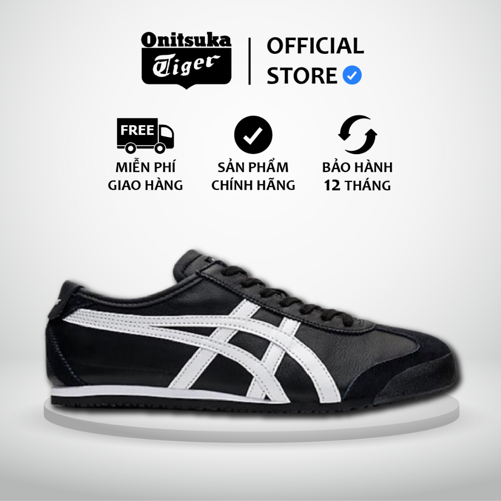 | CHÍNH HÃNG | Giày Onitsuka Tiger Mexico 66 Black White '1183C102-001 ...