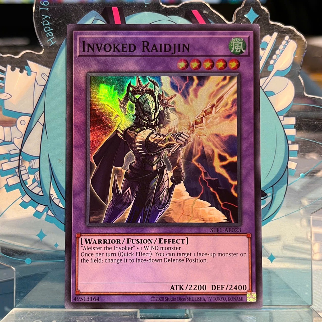[ Bài Yugioh Chính Hãng ] SLF1-AE023 Invoked Raidjin - Super Rare ...