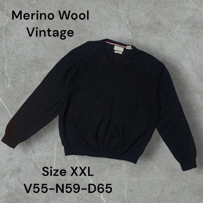 [2HAND] ÁO LEN MERINO WOOL VINTAGE (Vui lòng đọc phần mô tả sản phẩm ...