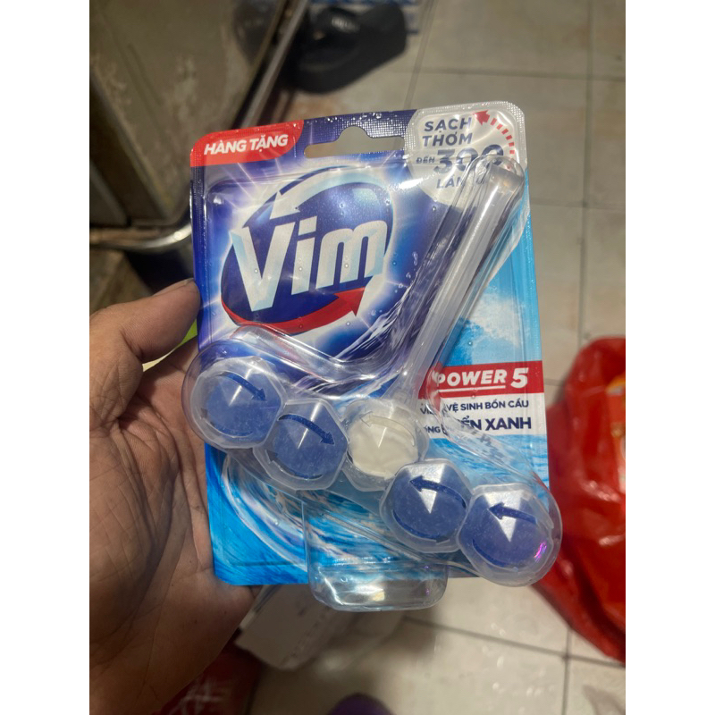 Vim treo tẩy bồn cầu Power 5 Hương Biển Xanh | Shopee Việt Nam