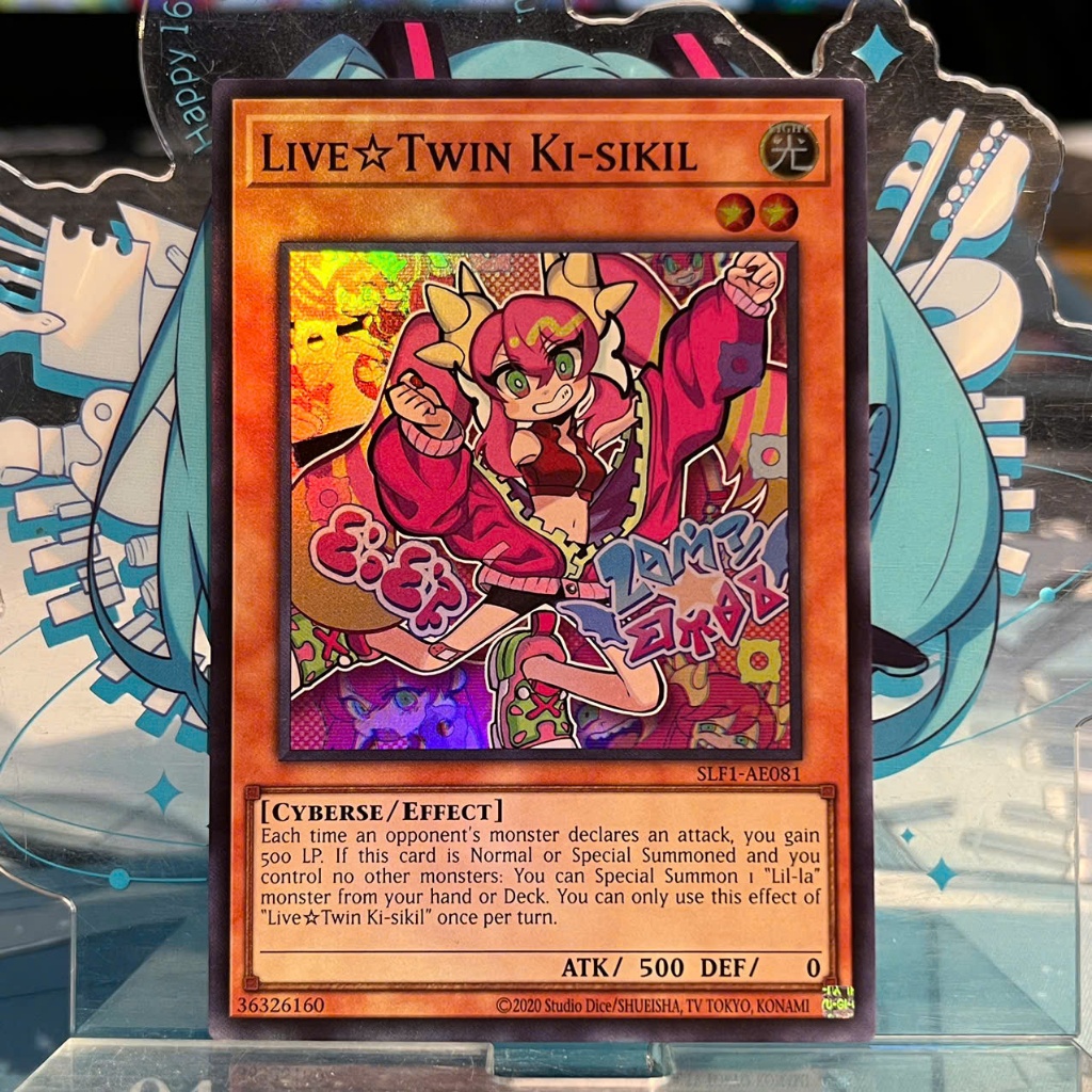 [ Bài Yugioh Chính Hãng ] SLF1-AE081 Live Twin Ki-sikil - Super Rare ...