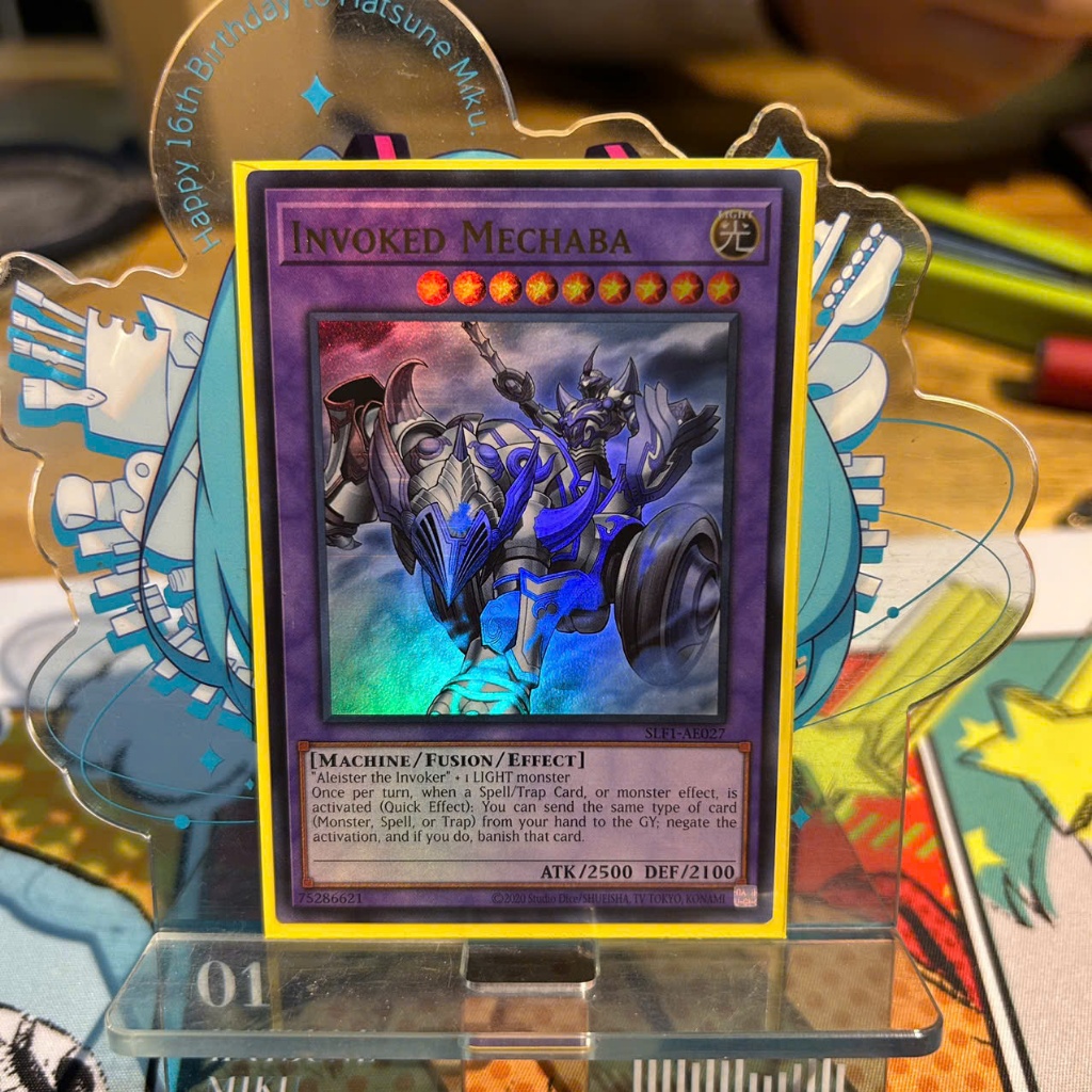 [ Bài Yugioh Chính Hãng ] SLF1-AE027 Invoked Mechaba - Ultra Rare ...