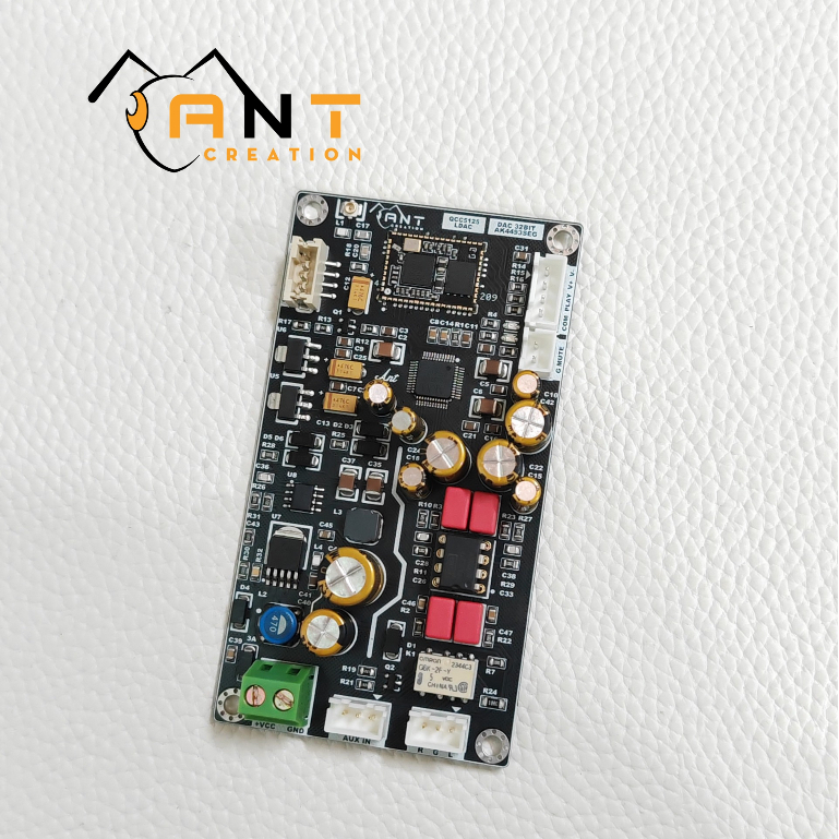ANT DIY - Mạch Bluetooth 5.1 QCC5125 LDAC + DAC 32 BIT AK4493SEG ...