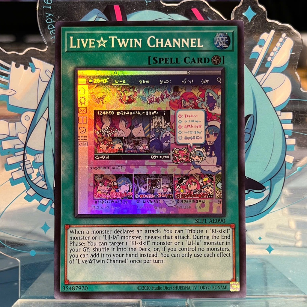 [ Bài Yugioh Chính Hãng ] SLF1-AE090 Live Twin Channel - Super Rare | Shopee Việt Nam