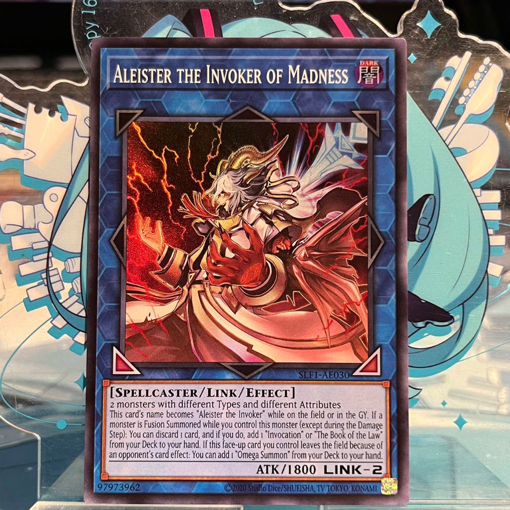[ Bài Yugioh Chính Hãng ] SLF1-AE030 Aleister the Invoker of Madness - Super Rare | Shopee Việt Nam