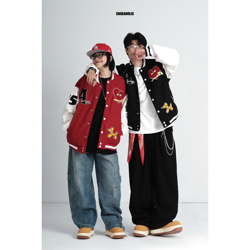 KHOÁC VARSITY TIDEEKU UNISEX | Shopee Việt Nam