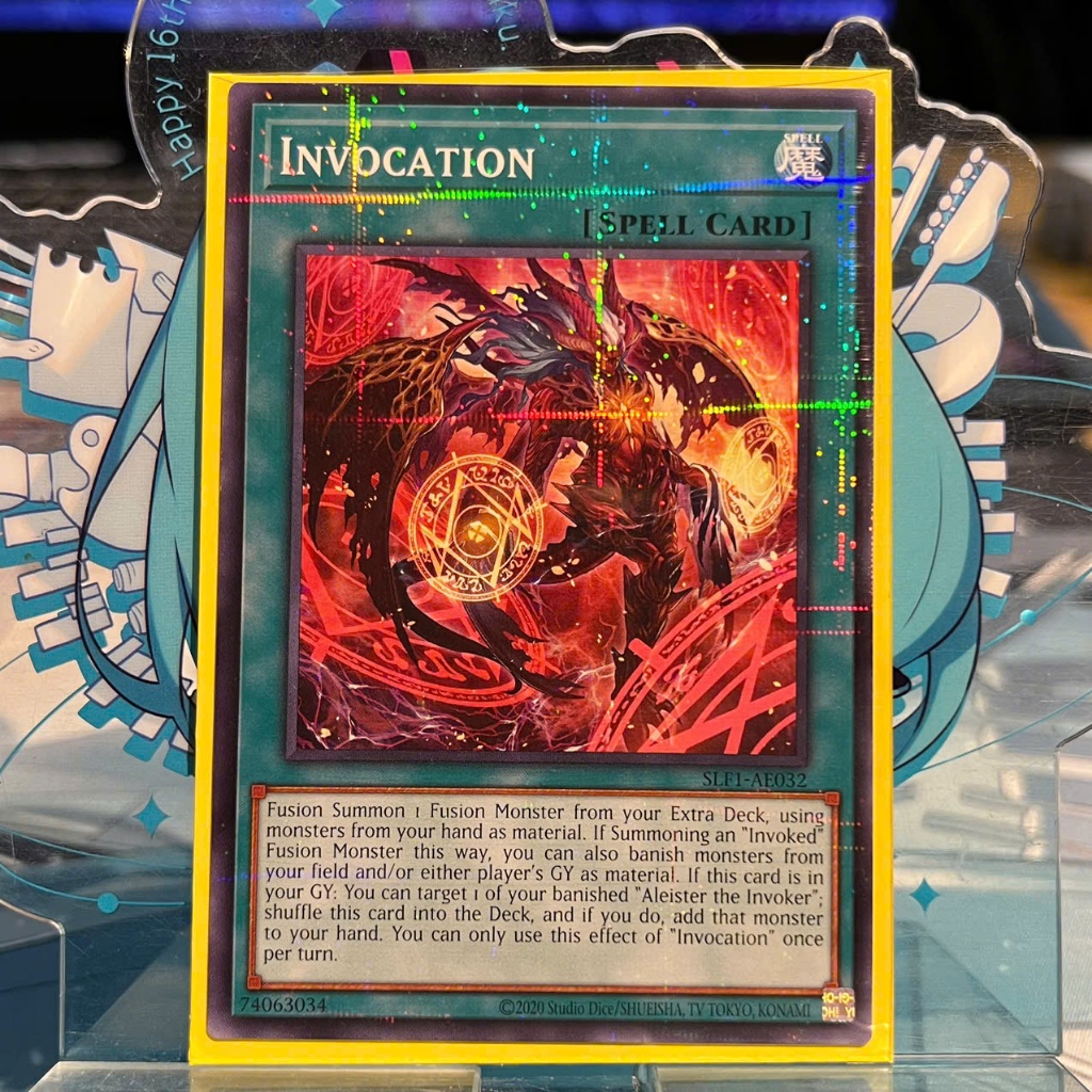 [ Bài Yugioh Chính Hãng ] SLF1-AE032 Invocation - Common Parallel ...